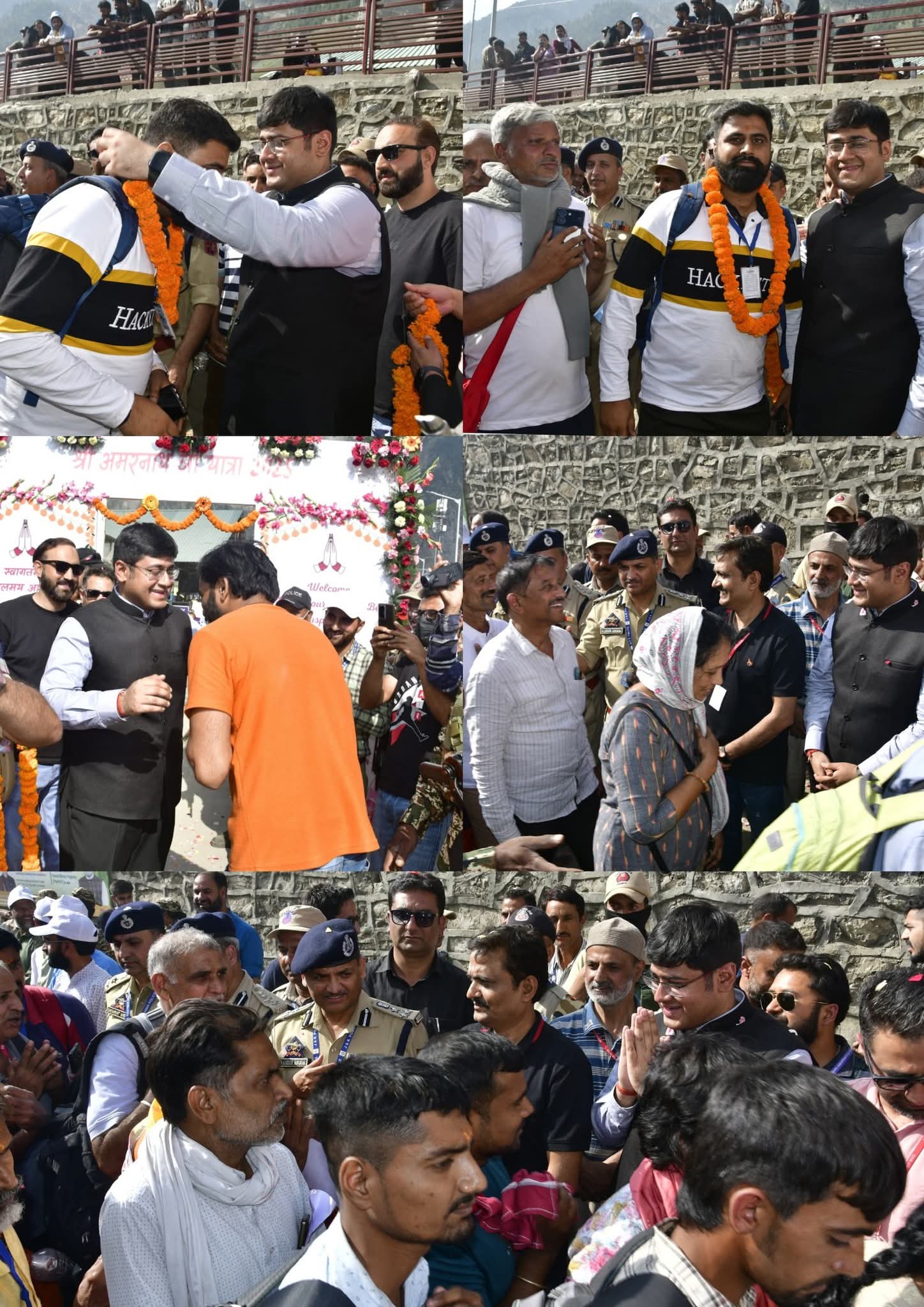 First Batch of Pilgrims for SANJY-2025 reaches Baltal Base CampDistrict ...